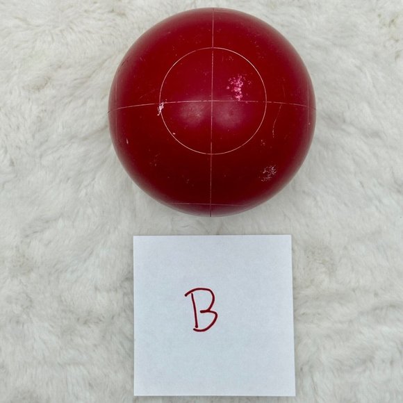 Sportcraft | Games | Vintage Sportcraft Bocce Ball Single Red Ball ...